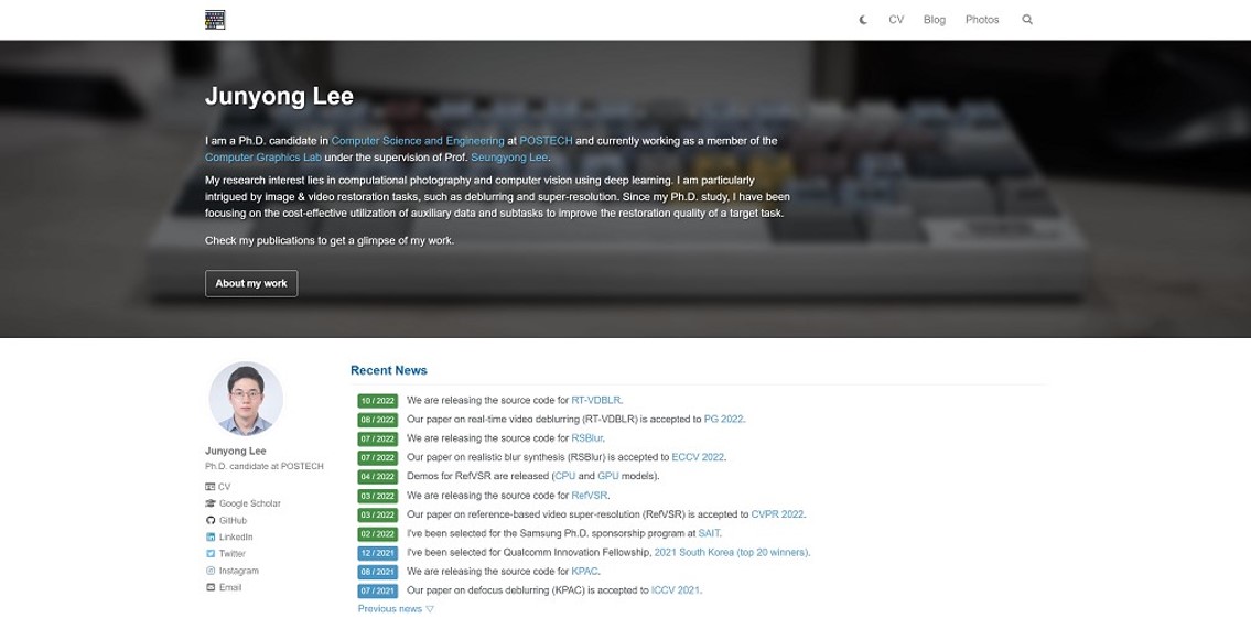 Junyong Lee | Staff Research Scientist @ AIC Toronto